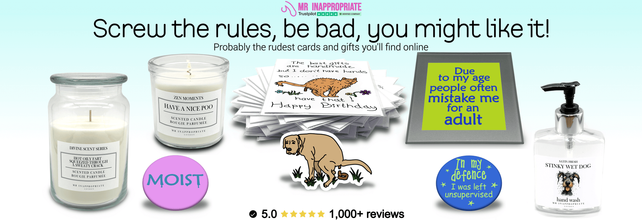 Mr. Inappropriate - UK's greatest collection of creatively ...