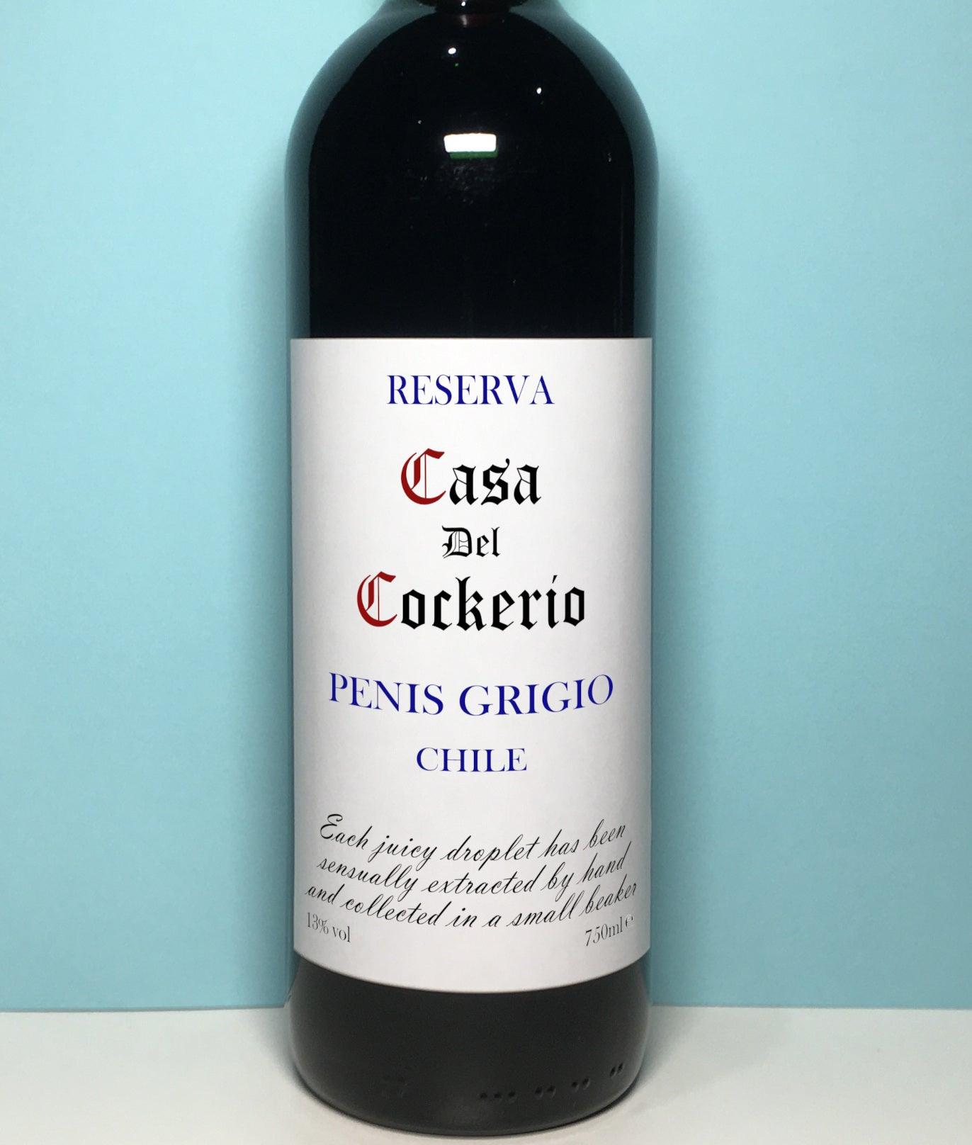 Wine Labels (x2) - Penis Grigio – Mr. Inappropriate